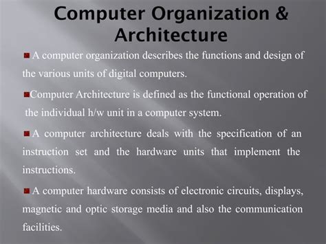 Functional Units Of Digital System And Their Interconnectionpptx