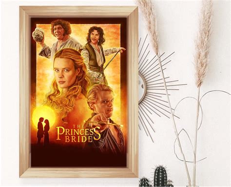The Princess Bride Poster Movie Vintage Style Poster Vintage Etsy