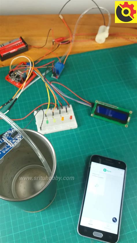 Esp32 With Water Level Monitoring System R Esp32