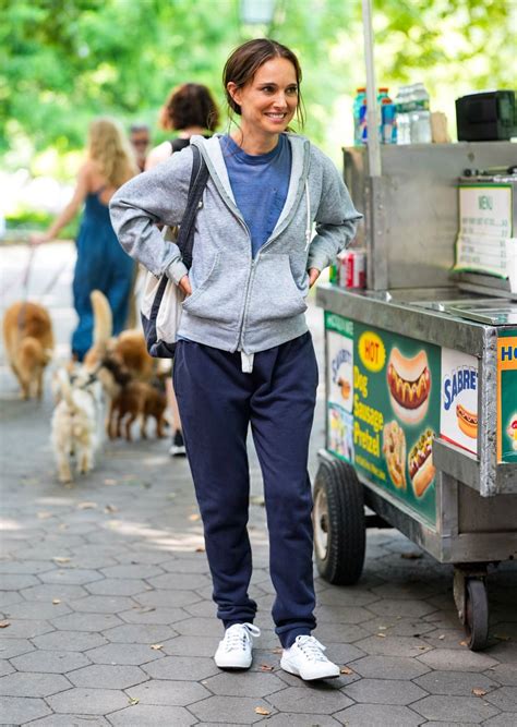 Natalie Portman On The Set Of Good Sex In Washington Square Park In New York City