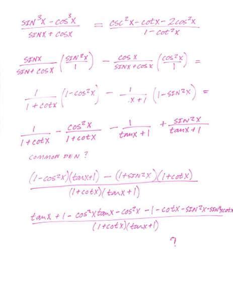 Difficult Trig Identity No Double Ange Power Reducing Formulas