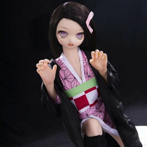 Nezuko Kamado Demon Slayer Anime Sex Doll With Pvc Head