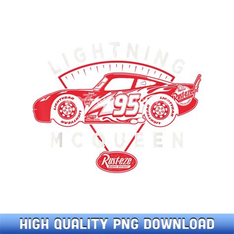 Disney And Pixars Cars Lightning Mcqueen Rust Eze Logo Ha Inspire Uplift