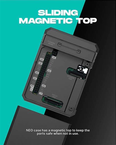 Argon Neo Raspberry Pi 4 Case Designed For Gpio And Poe Access Cooling