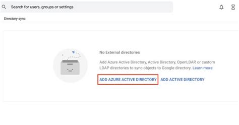 Sync Users And Groups From An Azure Active Directory Using Directory