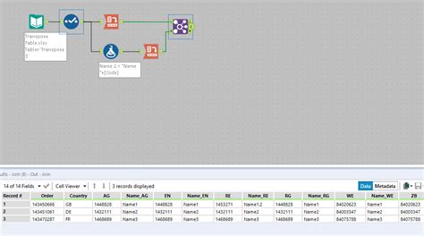 Solved Transpose Multiple Fields Alteryx Community
