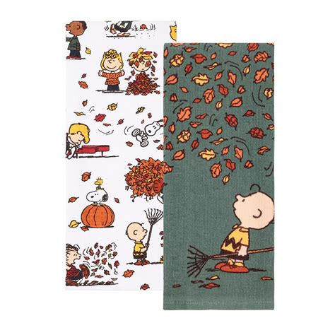 Celebrate Together™ Fall 2 Pack Peanuts Kitchen Towels