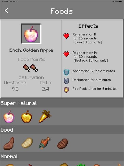 Minecraft Golden Apple Recipe