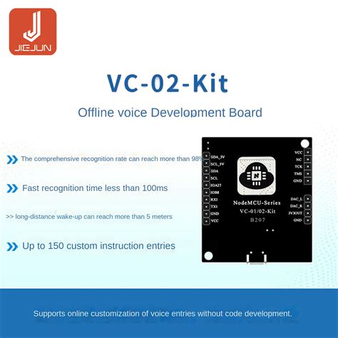 Vc 02 Kit Ai Intelligent Offline Voice Recognition Control Module Development Board Shopee