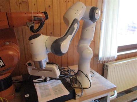 Cobot Collaborative Robot Franka Emika With Gripper In Buchen Germany
