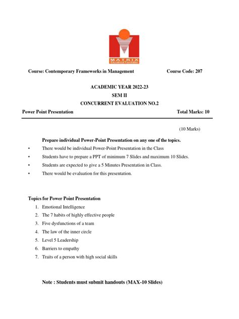 Cc2 207 Ge Ul Contemprory Freamwork In Management Cce Pdf