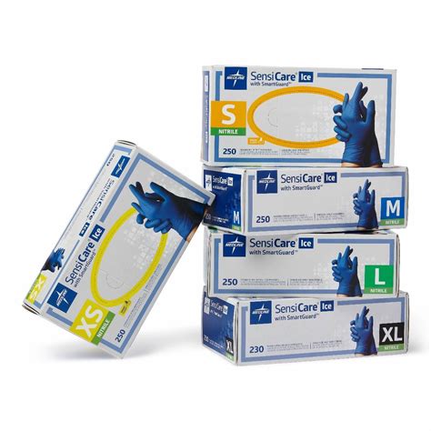 Medline Sensicare Ice Nitrile Exam Gloves Shop All