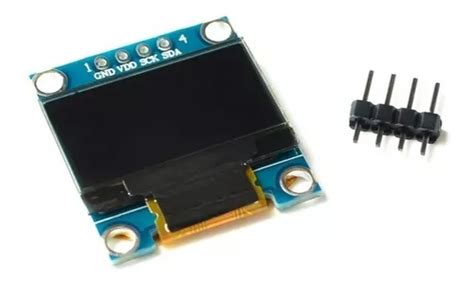 Display Oled 128x64 Lcd Led Branco 096 I2c Fundo Branco Mercadolivre