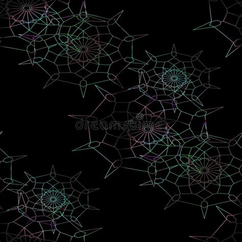 Multicolored Abstract Star Pattern Background Stock Vector Illustration Of Ornate Decoration