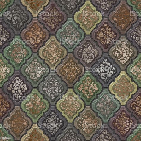 그런지 배경에 모로코 패턴 원활한 질감 패치 워크 패턴 벽 스텐실 배경 3d 일러스트 0명에 대한 스톡 사진 및 기타 이미지