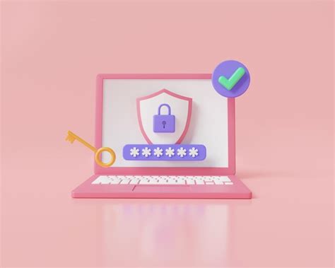 Premium Photo Laptop Screen With Lock Icon And Password Locked Laptop