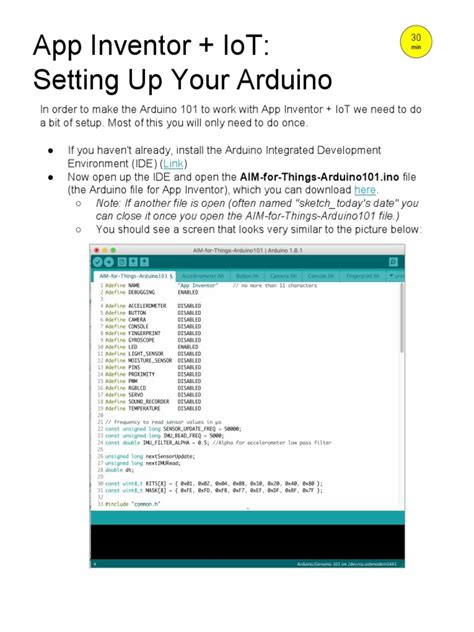 App Inventor Iot Setting Up Your Arduino Can Close It Once You Open