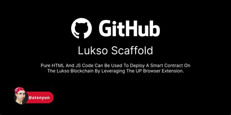 Github Web3seniorlukso Scaffold Pure Html And Js Code Can Be Used