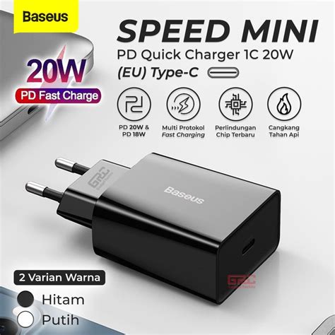 Jual Universal Adaptor Adapter Charger Baseus Fast Charging Usb C Pd W Quick Adaptor