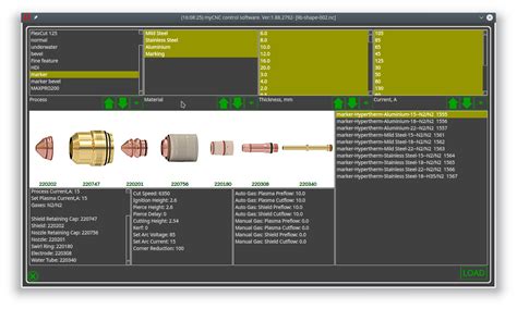 MyCNC Advanced CNC Control Software Cutcharts Page 2