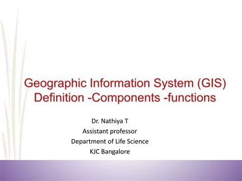 Gis Ppt Pdf