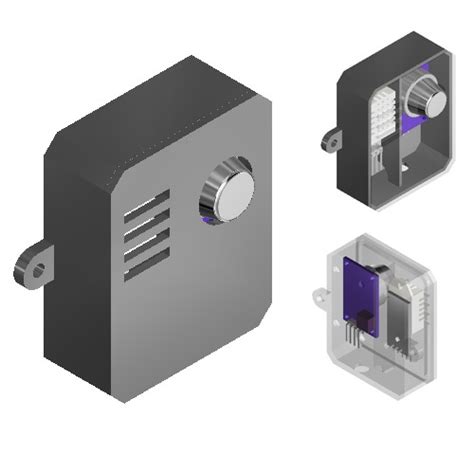 Jual Case Mq 135 Gas Sensor Dht22 Temperature Sensor Module Shopee