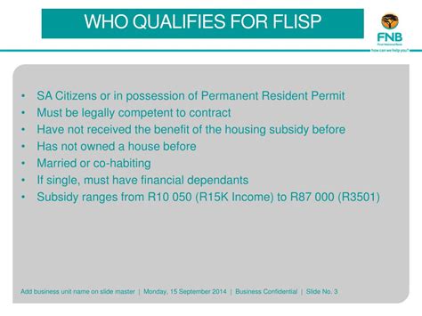 Ppt Flisp Housing Subsidy Program Qualifications Funding And Guidelines Powerpoint