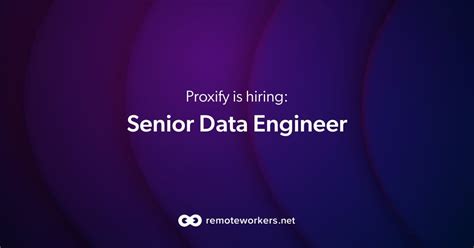📢 Proxify Is Hiring A Senior D Rjobboardsearch