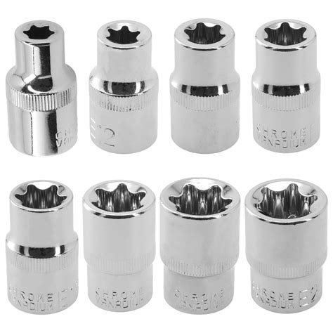 E Type Sockets 1 2 Square Tool Female Torx Socket For Ratchet End