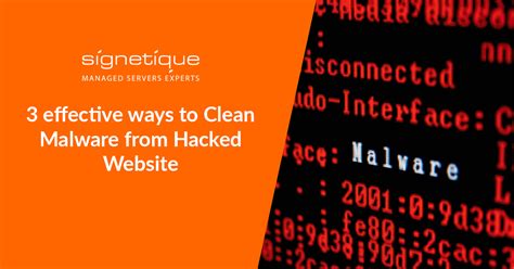 Effective Ways To Clean Malware From Hacked Website