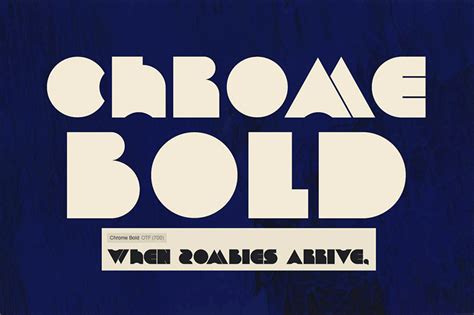 Download Chrome Bold Font