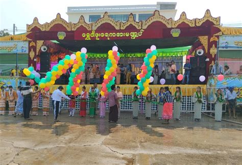 မင်္ဂလာဒုံမြို့နယ်တွင် မြန်မာ့ရိုးရာယဉ်ကျေးမှု မဟာသင်္ကြန်မဏ္ဍပ်ဖွင့်ပွဲအခမ်းအနားကျင်းပ