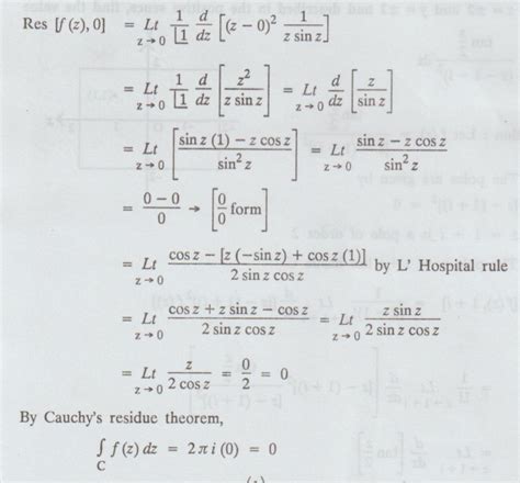 Cauchys Residue Theorem Statement Proof Formula Solved Example Problems
