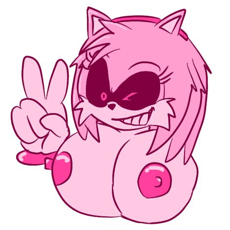 Rule 34 Amy Exe Amy Rose Big Breasts Exposed Breasts Limited Palette