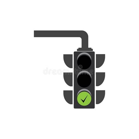 Traffic Light Signal Icon Vector Design Template Stock Vector Illustration Of Stop Street