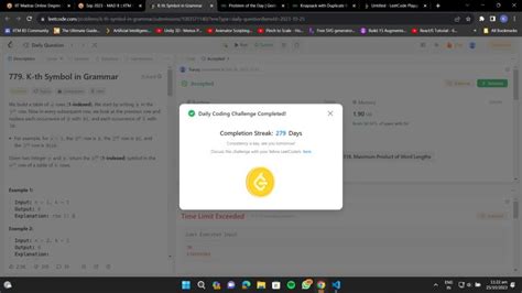 Day 279 Of 500daysofcode Solving 1 Problem From Leetcode Karthik J
