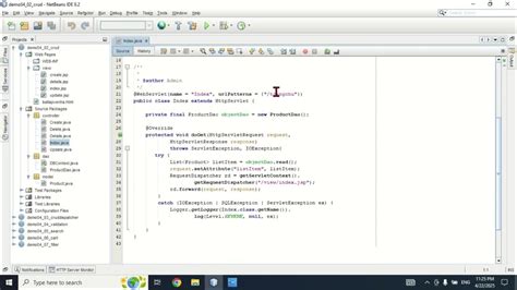 xây dựng crud trong lập trình ứng dụng java web jsp servlet youtube