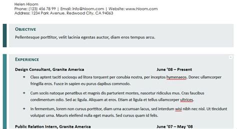 Google Docs Resume Templates For All Styles And Preferences