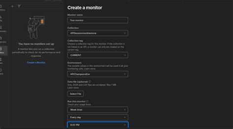 Postman Environment Collection And Monitors