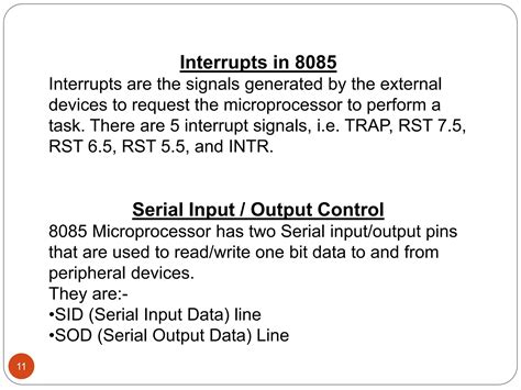 Architecture Of 8085 Microprocessor Pptx