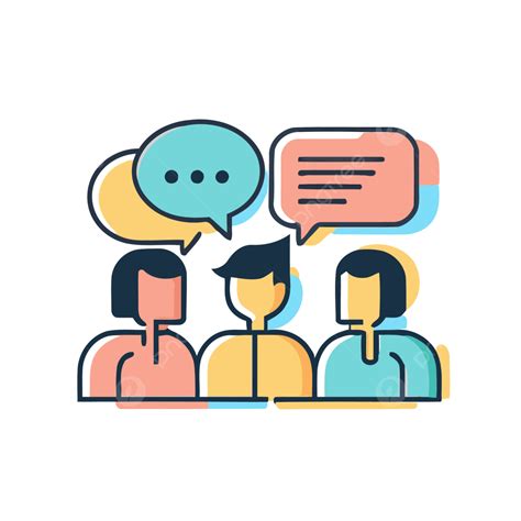 Group Talk Clipart