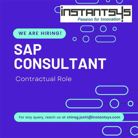 Sap C2h Contractual Consultant Remote Hana Contractualjobs
