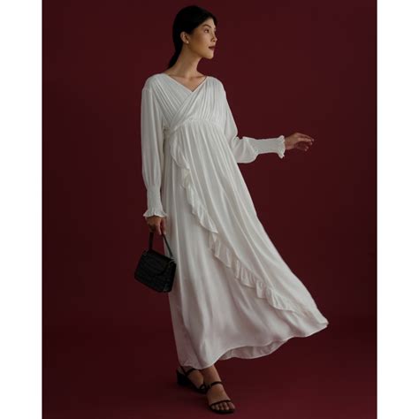 Jual Myrubylicious Riona Dress Dress Wanita Dress Panjang Dress Polos Shopee Indonesia