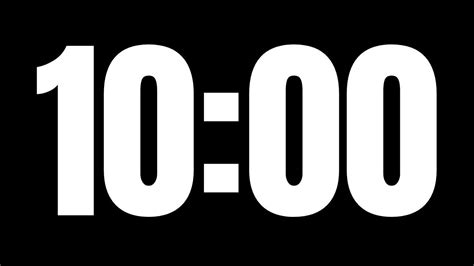 10 Minute Timer Countdown No Music And No Ads Timer Youtube 10