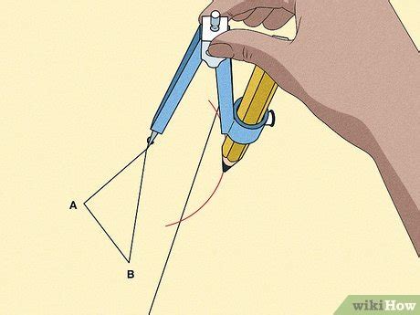 How To Reflect A Shape Over A Line Using A Compass Steps