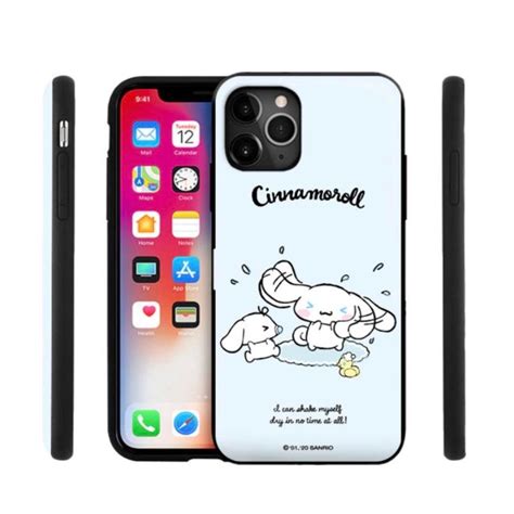 시나모롤 카드 도어 범퍼 케이스 아이폰 14 프로 세컨웨어