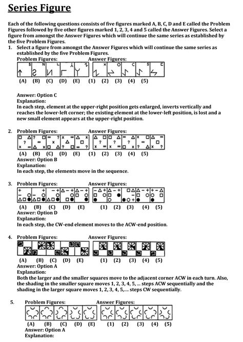 Non Verbal Reasoning Questions Non Verbal Reasoning Pdf Note Non