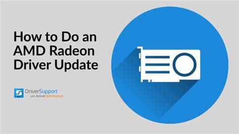 How To Update An AMD Radeon Driver Graphics Drivers