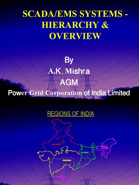 Scada Ems Systems Hierarchy And By Agm Pdf Scada Electric Power Transmission