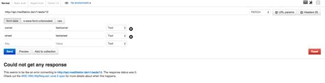 Php Putpatch Request With Postman Returns Status Code 0 In Laravel